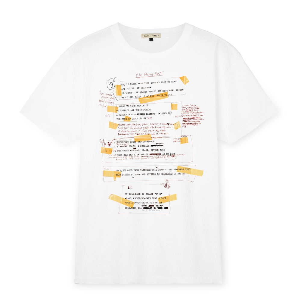 THE MERCY SEAT T shirt By Nick Cave Cave Things the-mercy-seat-t-shirt-by-nick-cave-cave-things