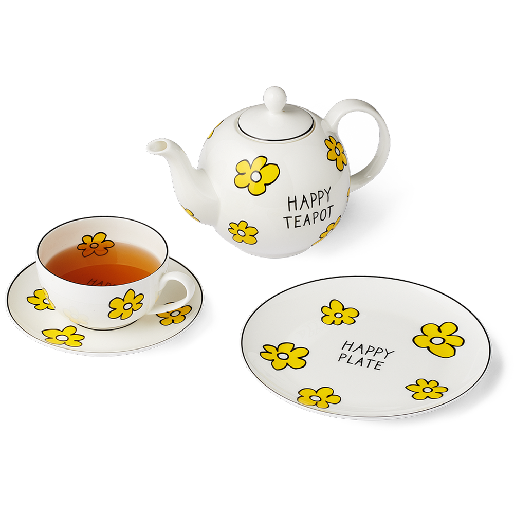 'Happy' Tea Set designed by Nick Cave | Cave Things